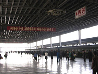 How to travel by train to or from North Korea