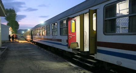 How to travel by train from London to Tehran & Iran