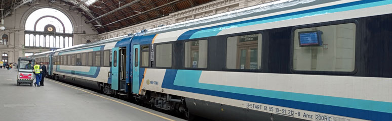 How to travel by train from London to Budapest & Hungary