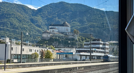 By Train Through The Arlberg Pass Zurich To Innsbruck Salzburg Vienna 
